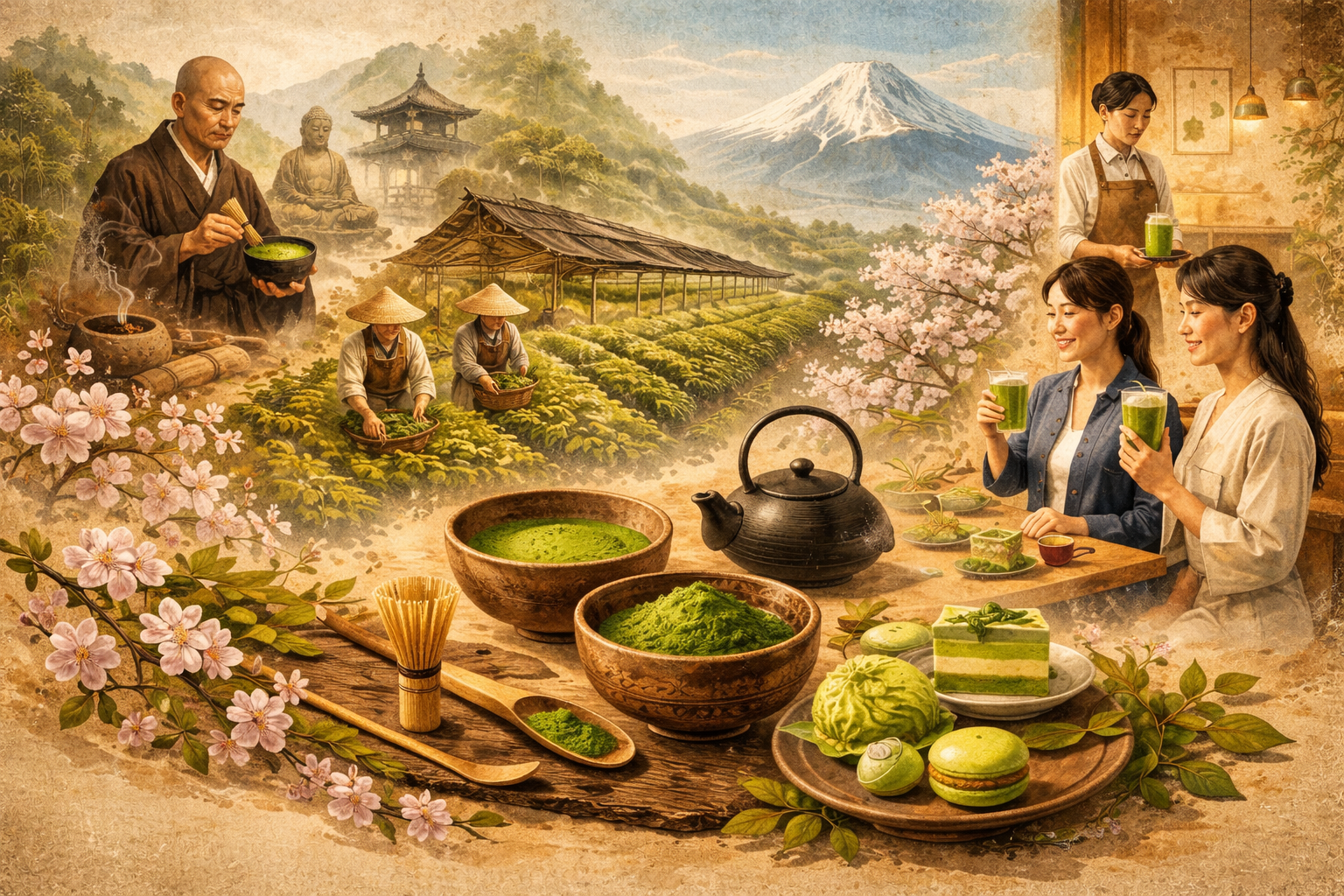 History of Matcha in Japan: From Zen Monks to Modern Tea Culture – Senchoju